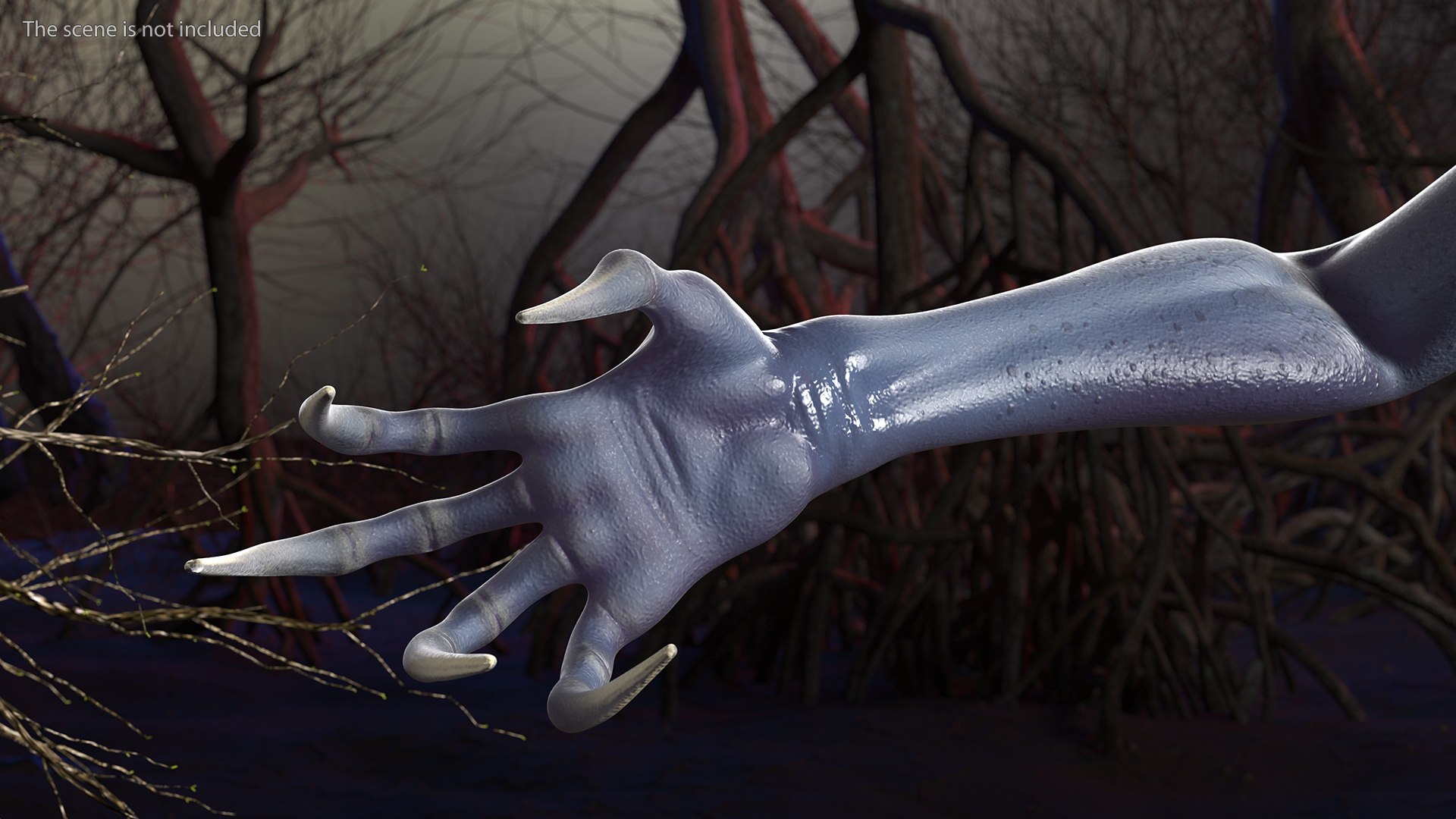 3D Model Scary Creature Arm - TurboSquid 1703090