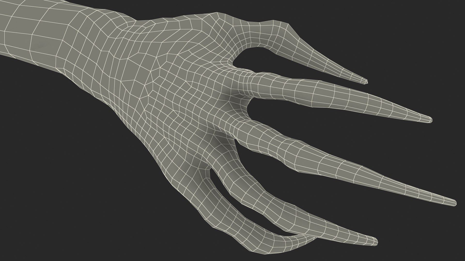 3D Model Scary Creature Arm - TurboSquid 1703090