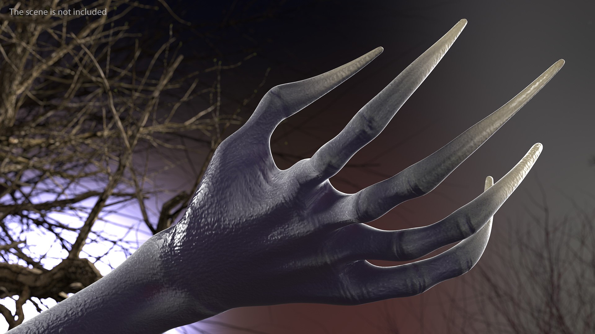 3D Model Scary Creature Arm - TurboSquid 1703090