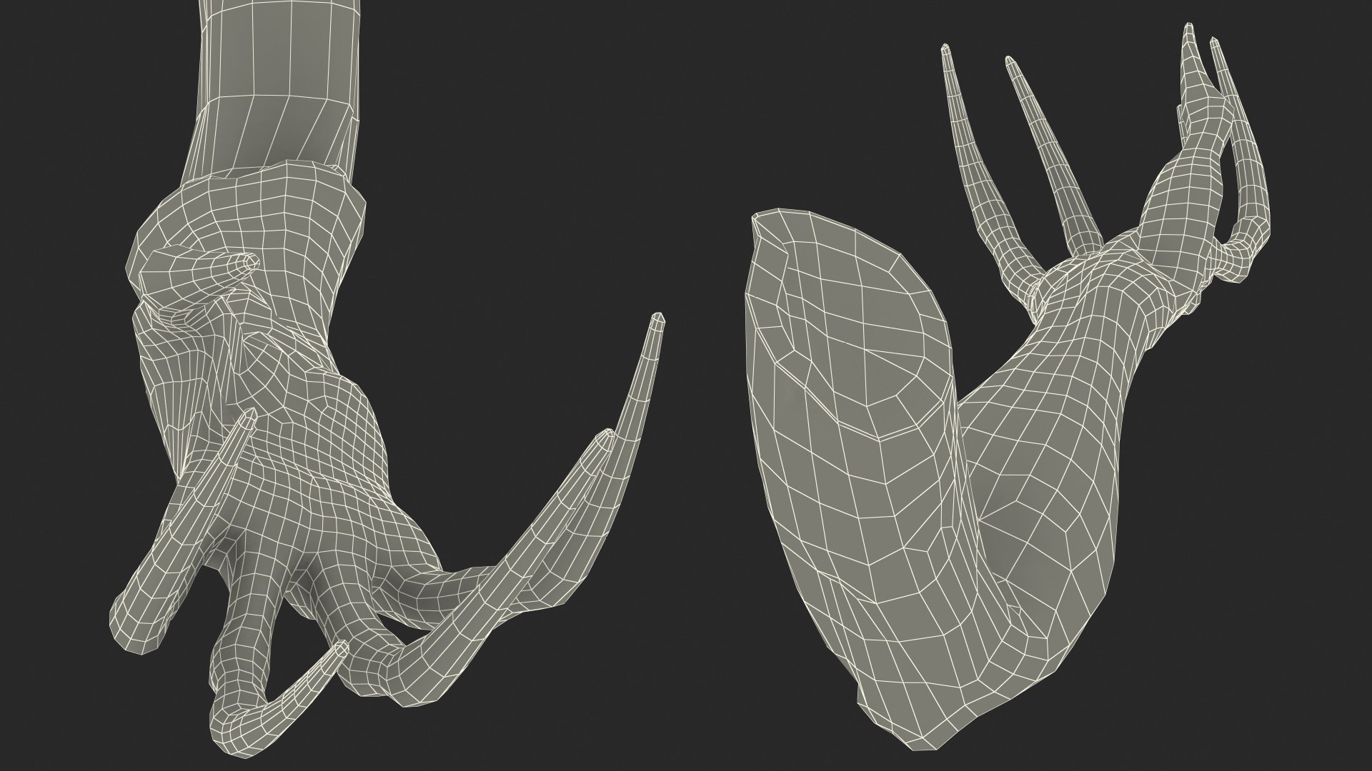 3D Model Scary Creature Arm - TurboSquid 1703090