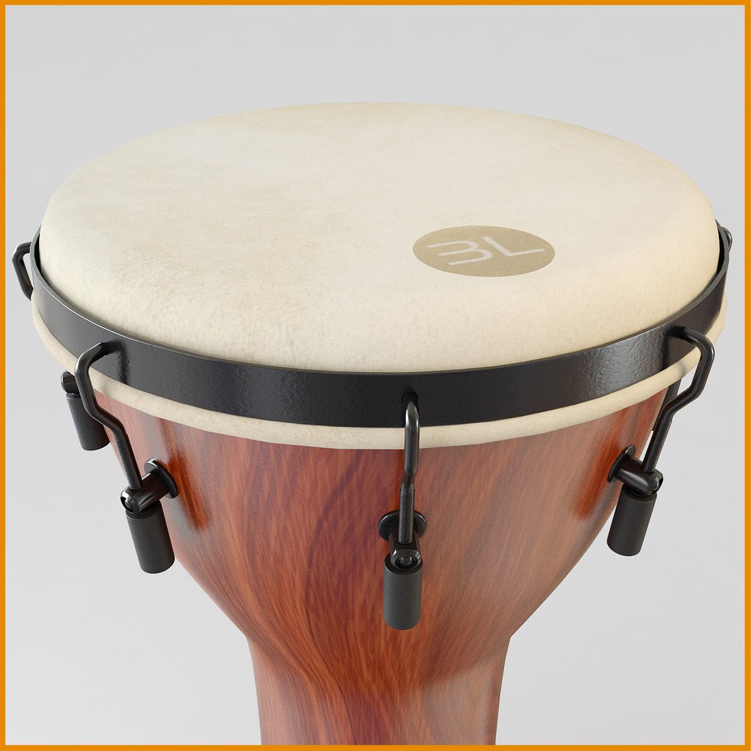 3d Model Djembe