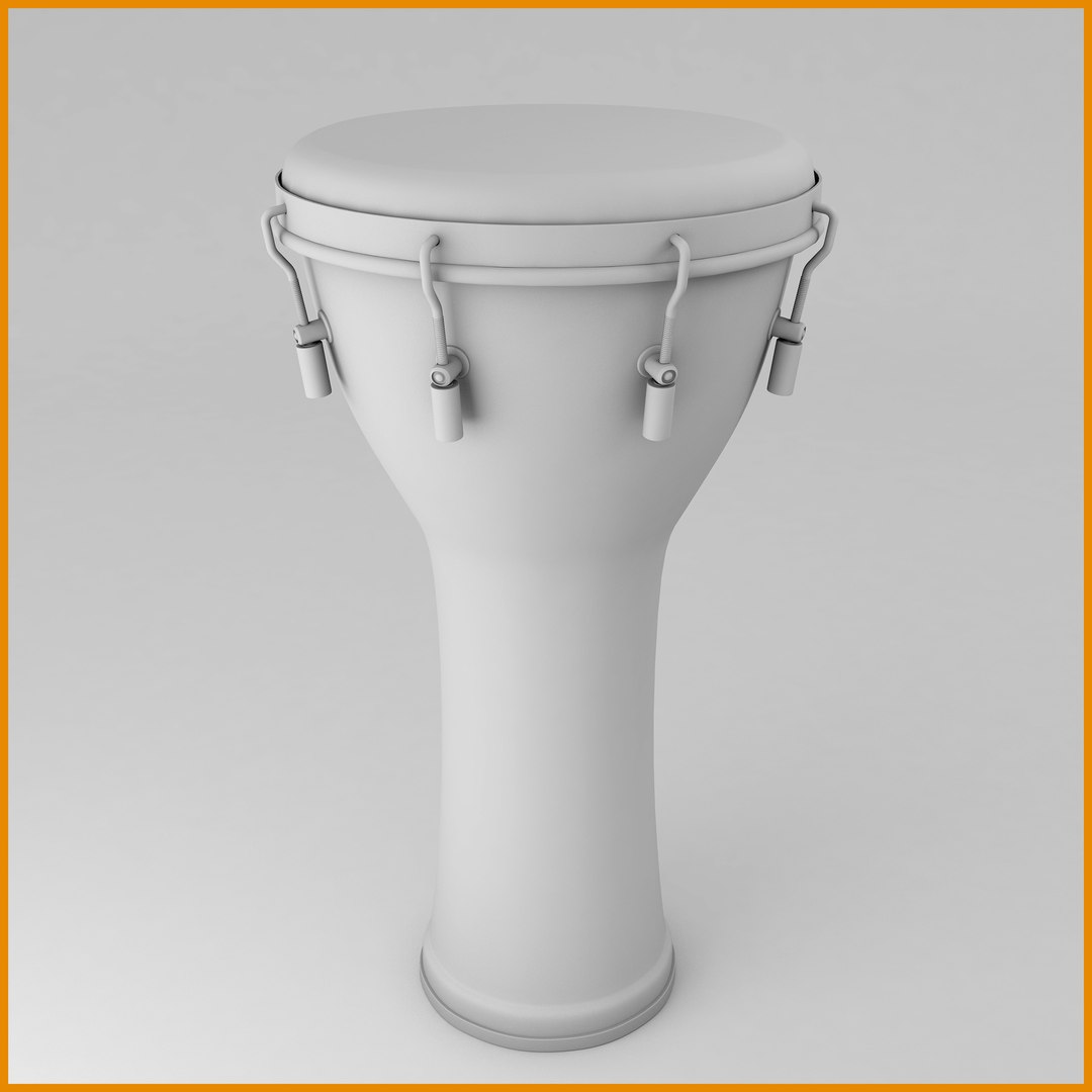 3d Model Djembe