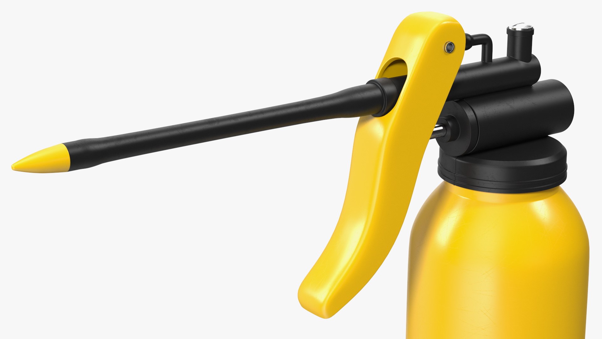 3D Manual Oil Gun With Rigid Spout Thumb Pump model - TurboSquid 2180403