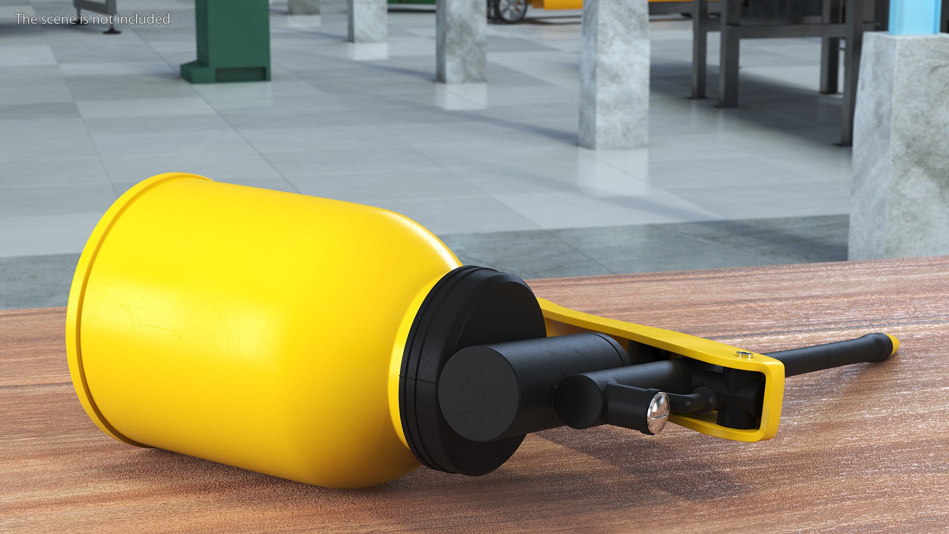 3D Manual Oil Gun With Rigid Spout Thumb Pump model - TurboSquid 2180403