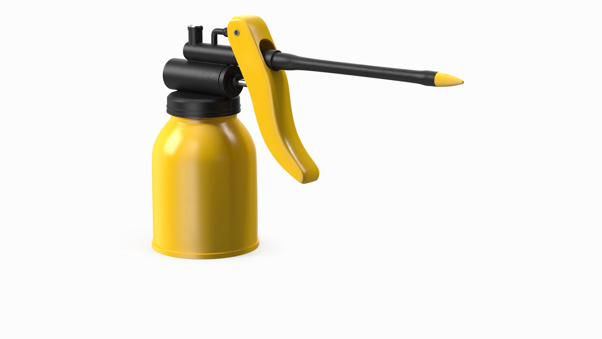 3D Manual Oil Gun With Rigid Spout Thumb Pump model - TurboSquid 2180403
