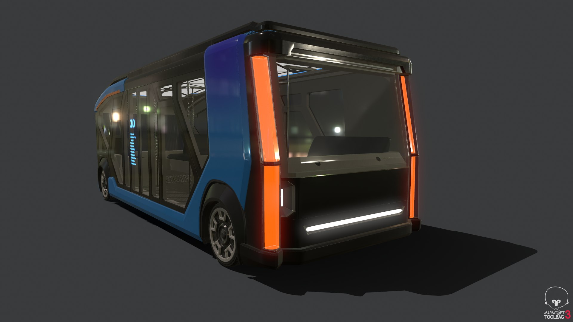 Electric bus 3D - TurboSquid 1469007