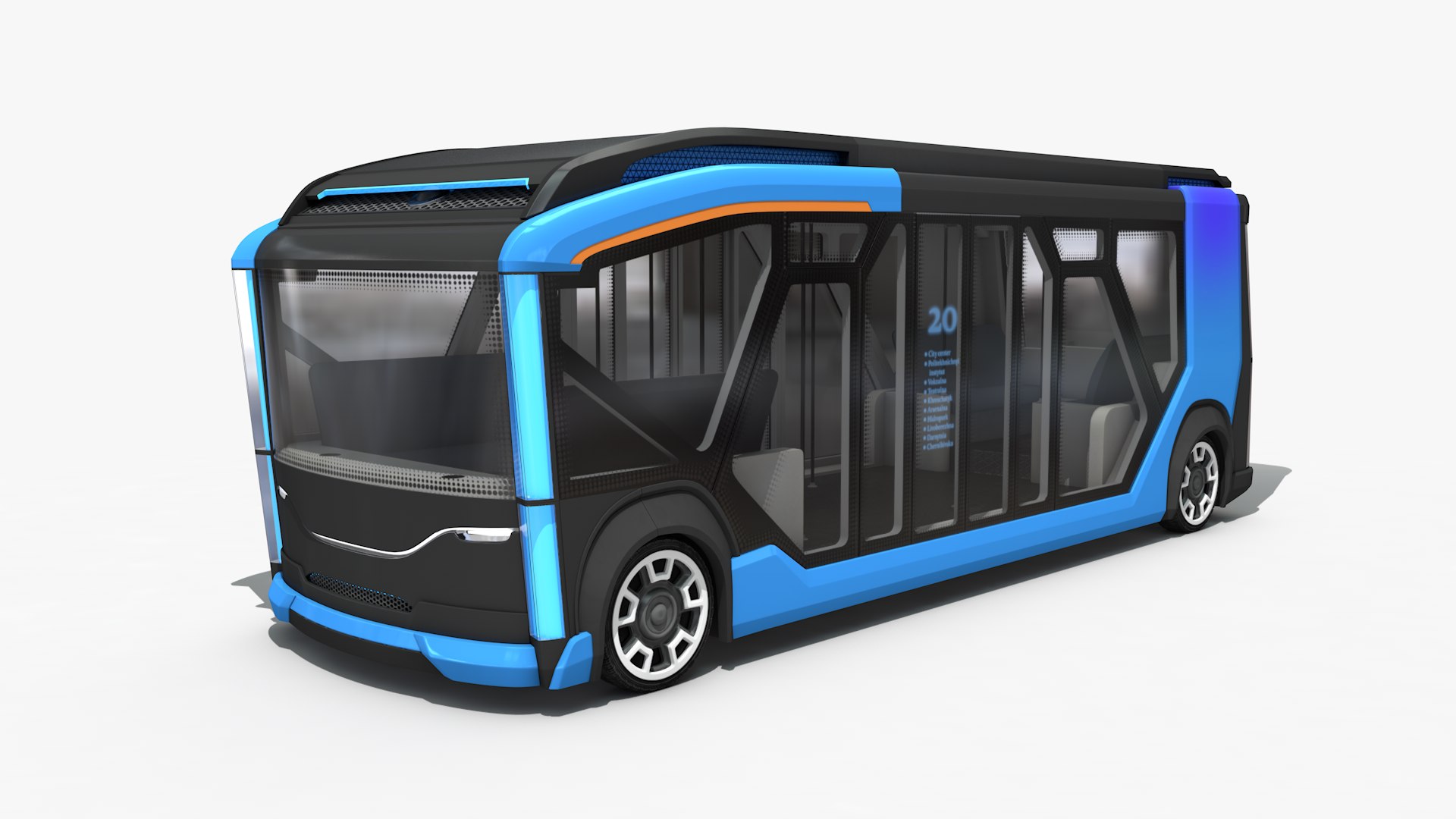 Electric bus 3D - TurboSquid 1469007