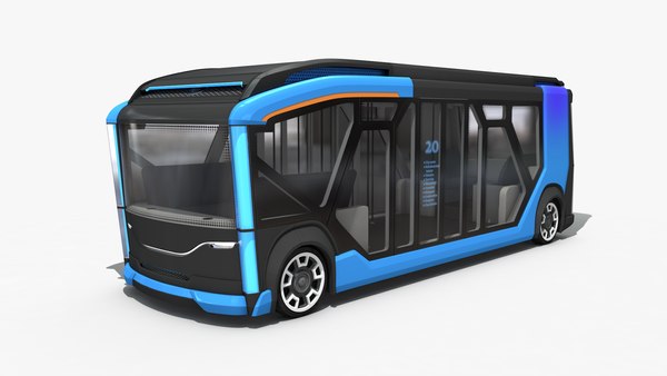 Electric bus 3D - TurboSquid 1469007