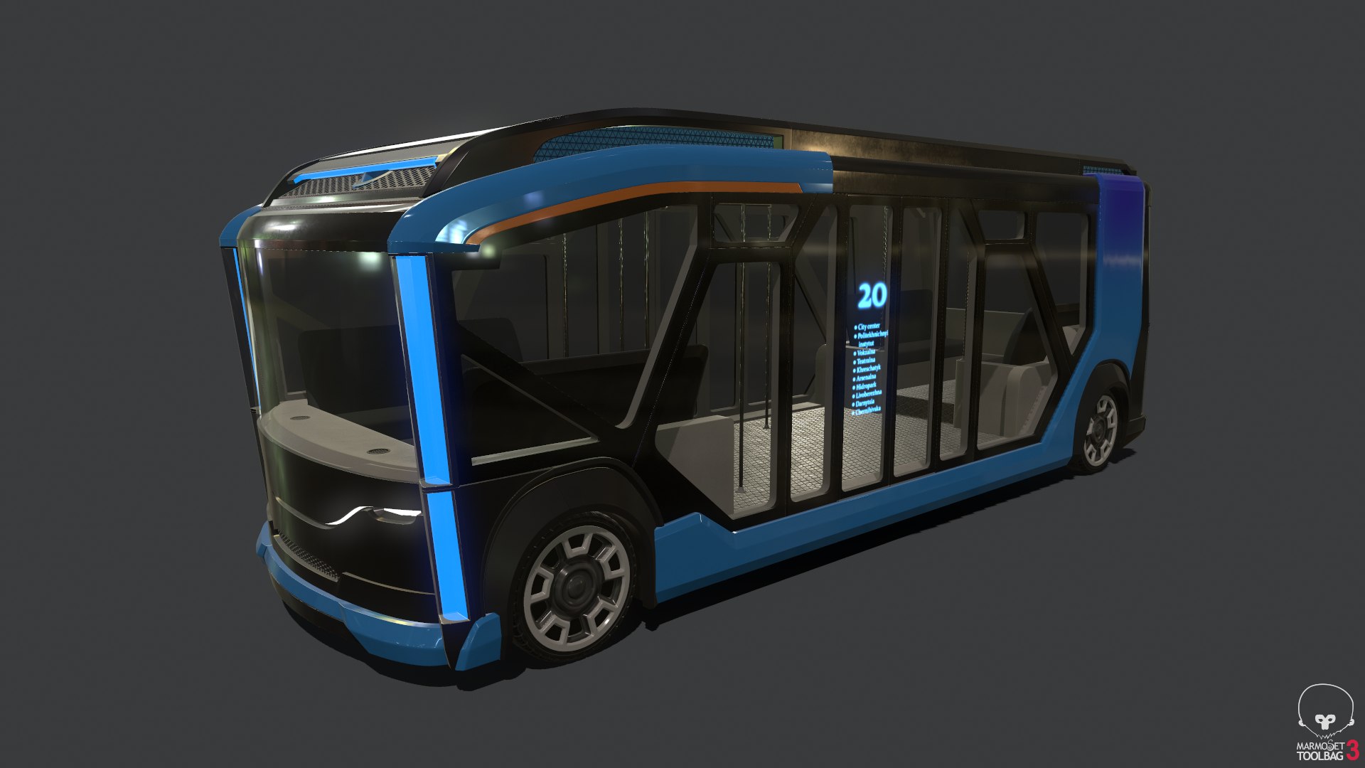 Electric bus 3D - TurboSquid 1469007