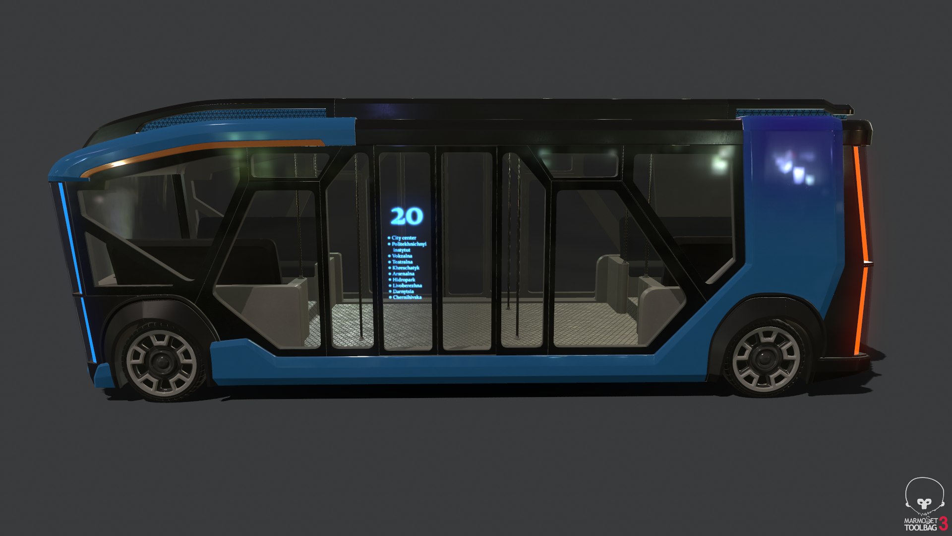 Electric bus 3D - TurboSquid 1469007