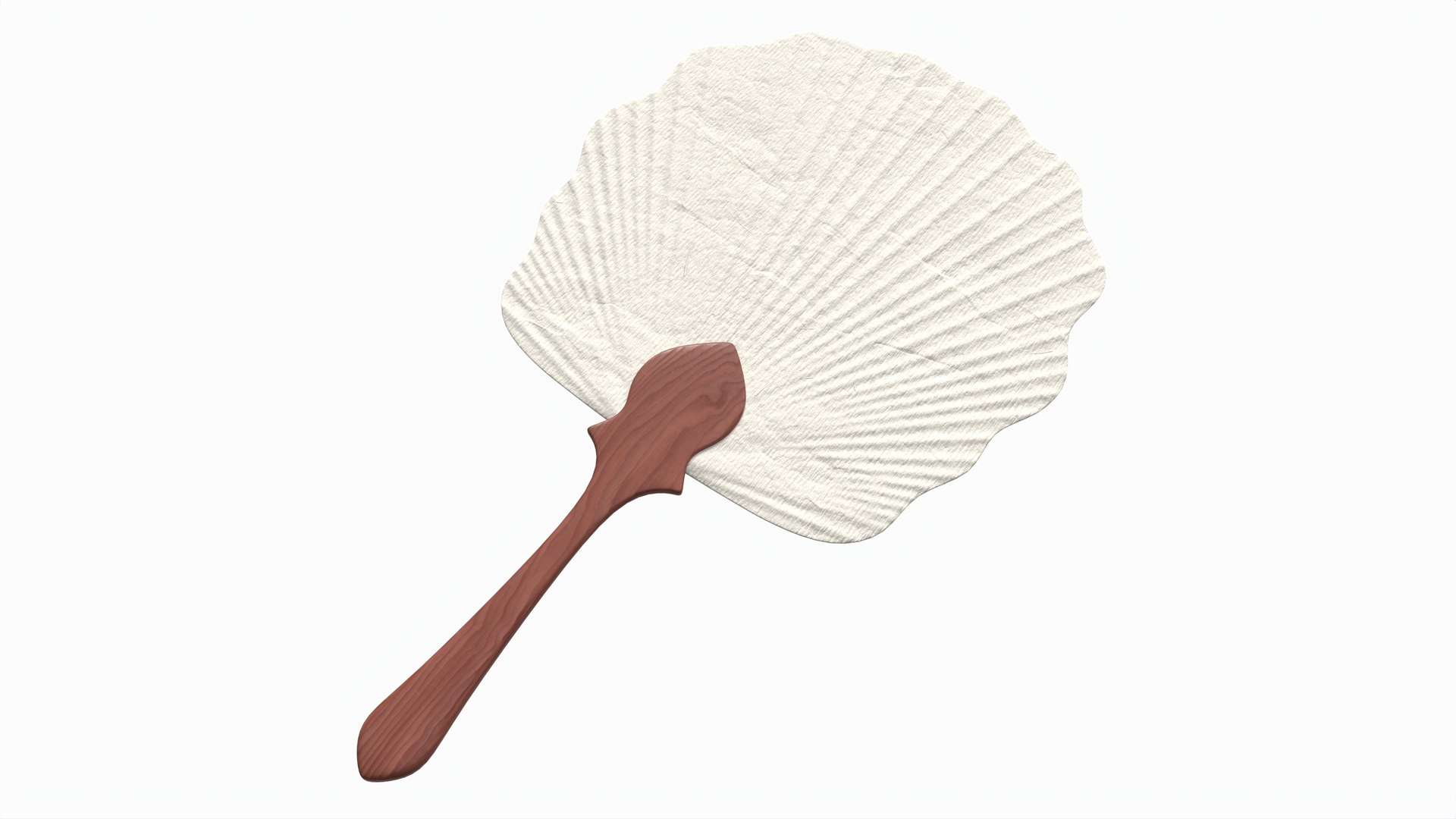 Free 3D Japanese Hand Fan Uchiwa 03 - TurboSquid 2134554