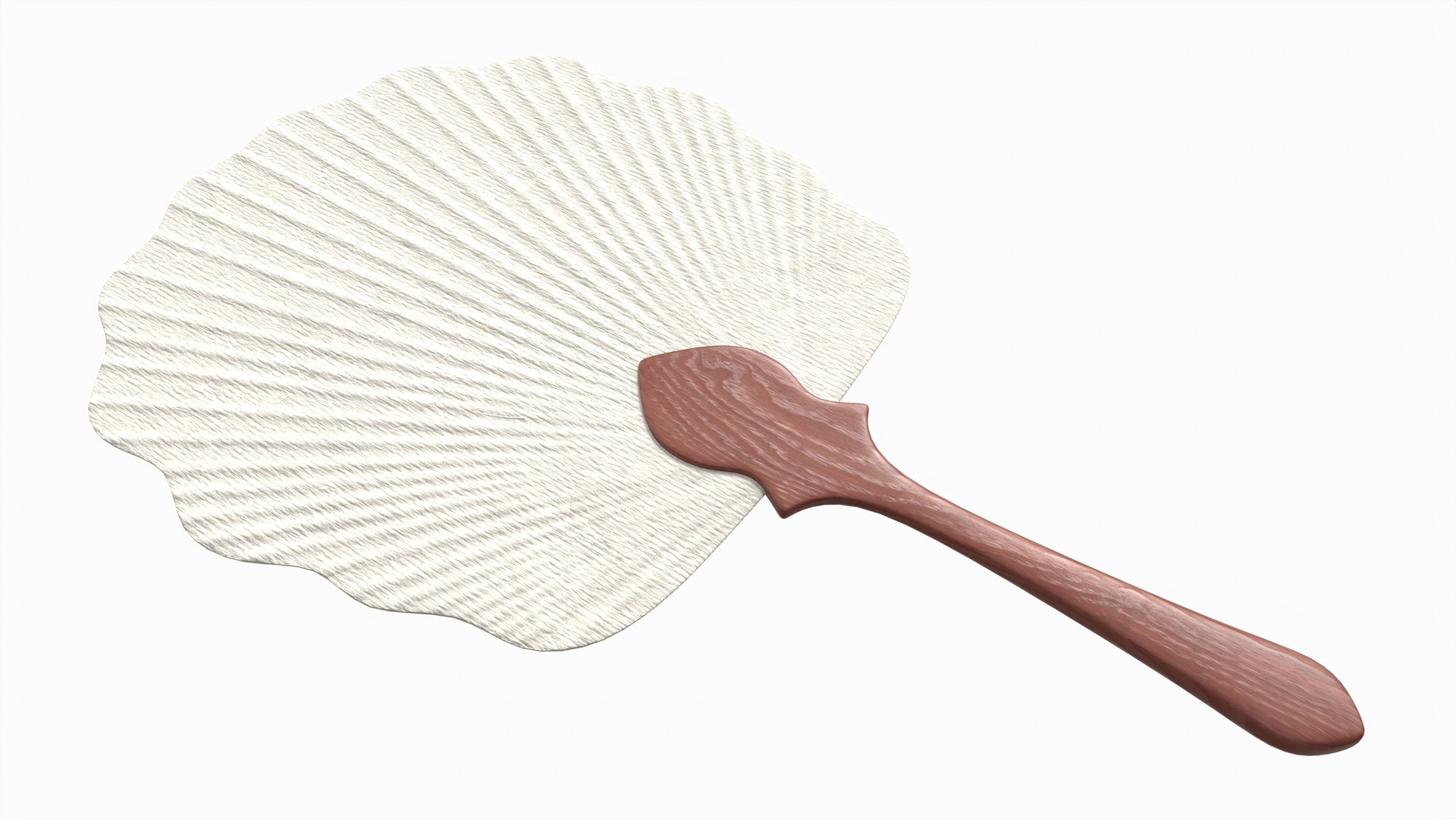 Free 3D Japanese Hand Fan Uchiwa 03 - TurboSquid 2134554