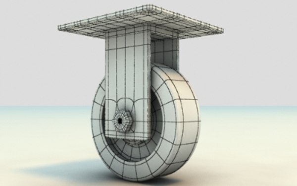 3d model heavy casters