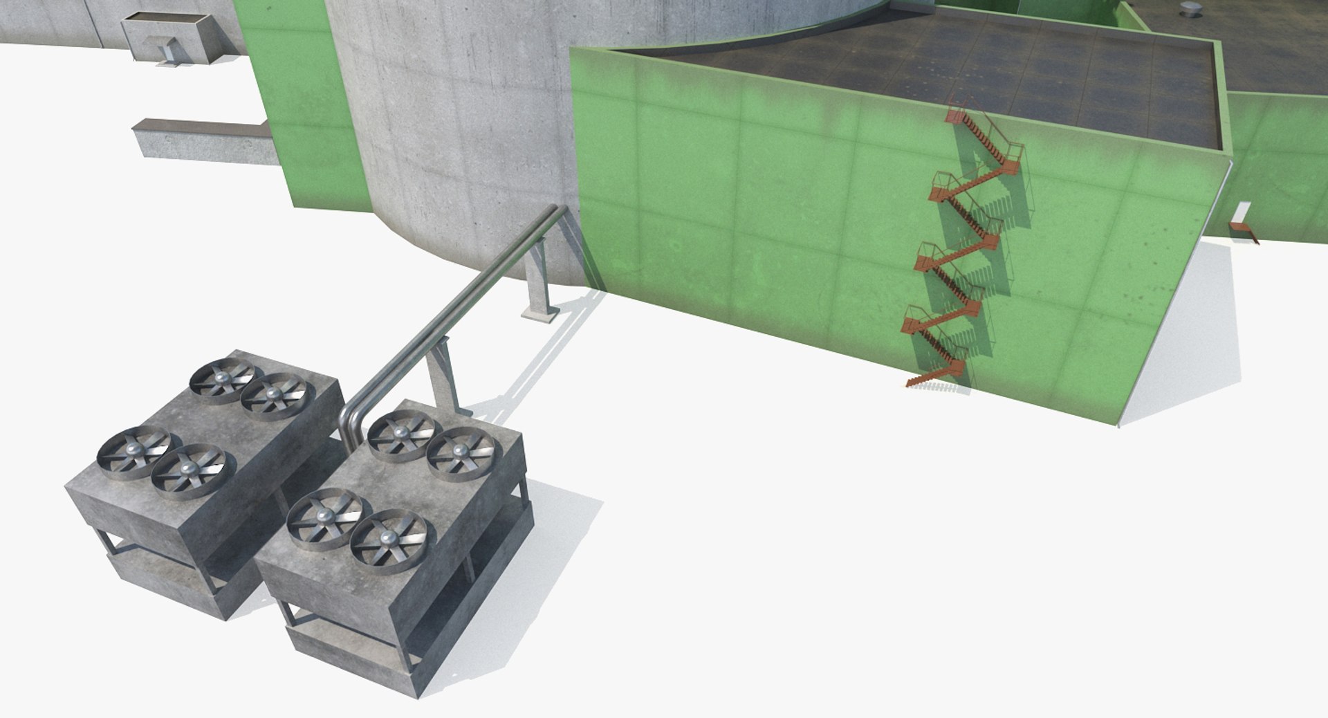 Nuclear Power Plant Reactor 3D Model - TurboSquid 1251957