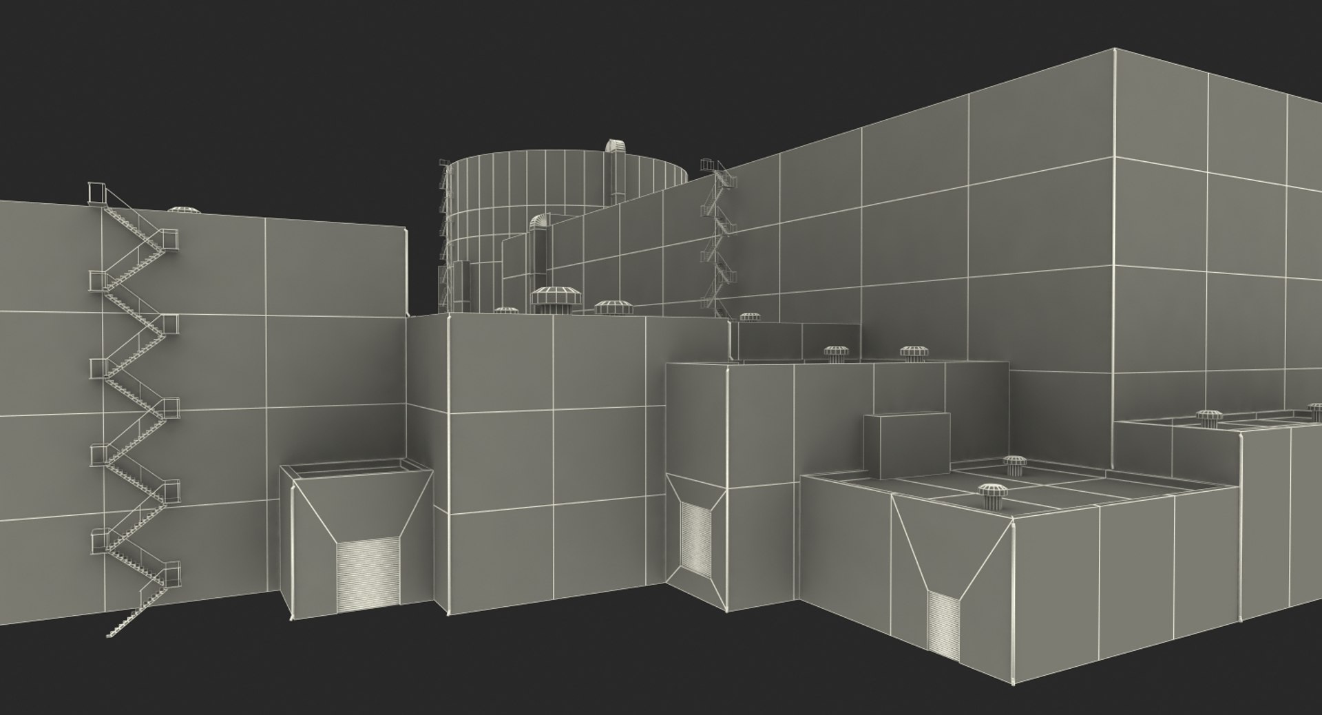 Nuclear power plant reactor 3D model - TurboSquid 1251957