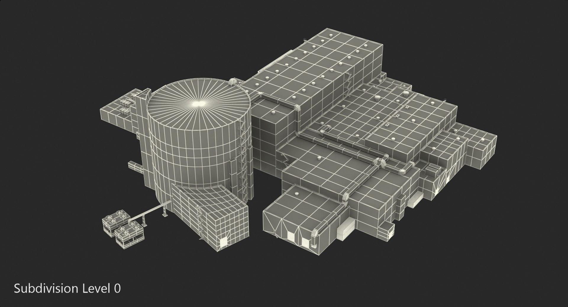 Nuclear Power Plant Reactor 3D Model - TurboSquid 1251957