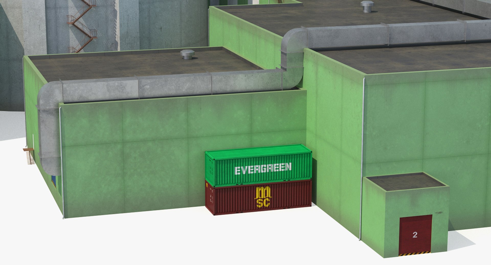 Nuclear Power Plant Reactor 3D Model - TurboSquid 1251957