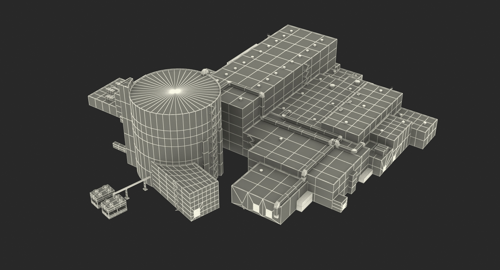 Nuclear Power Plant Reactor 3D Model - TurboSquid 1251957