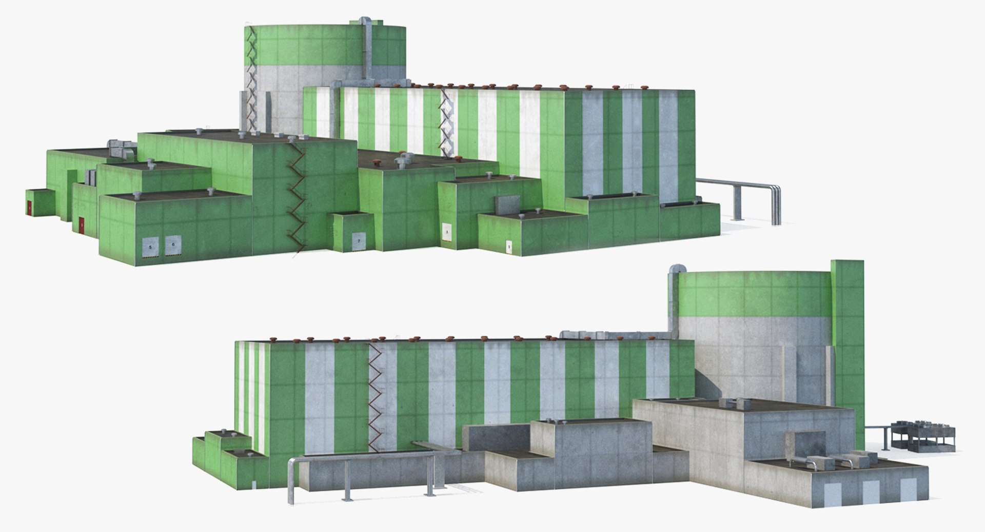 Nuclear Power Plant Reactor 3D Model - TurboSquid 1251957