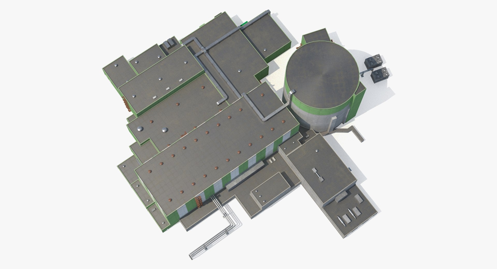 Nuclear Power Plant Reactor 3D Model - TurboSquid 1251957