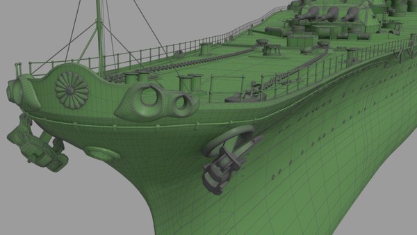 戦艦大和3Dモデル - TurboSquid 1759798