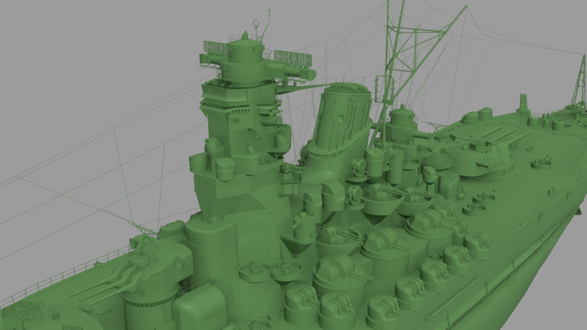 Battleship Yamato 3D Model - TurboSquid 1759798