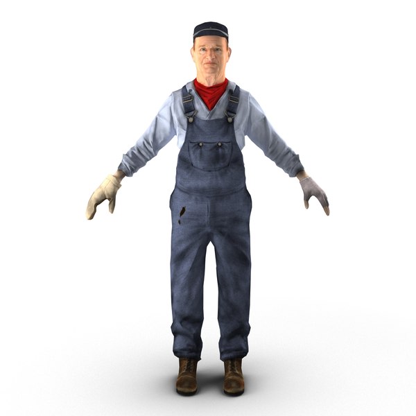 3d model locomotive engineer