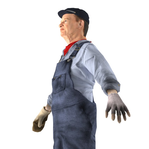 3d model locomotive engineer