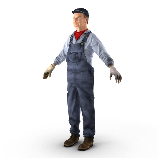 3d model locomotive engineer