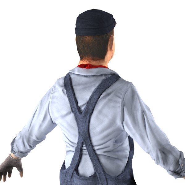 3d model locomotive engineer