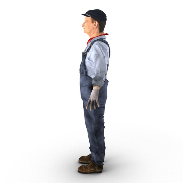 3d model locomotive engineer