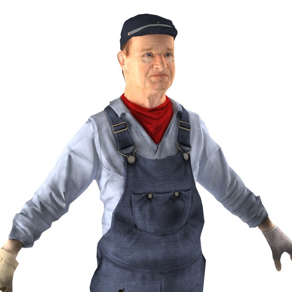 3d model locomotive engineer