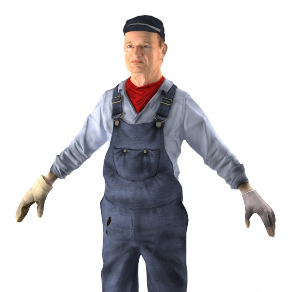 3d model locomotive engineer