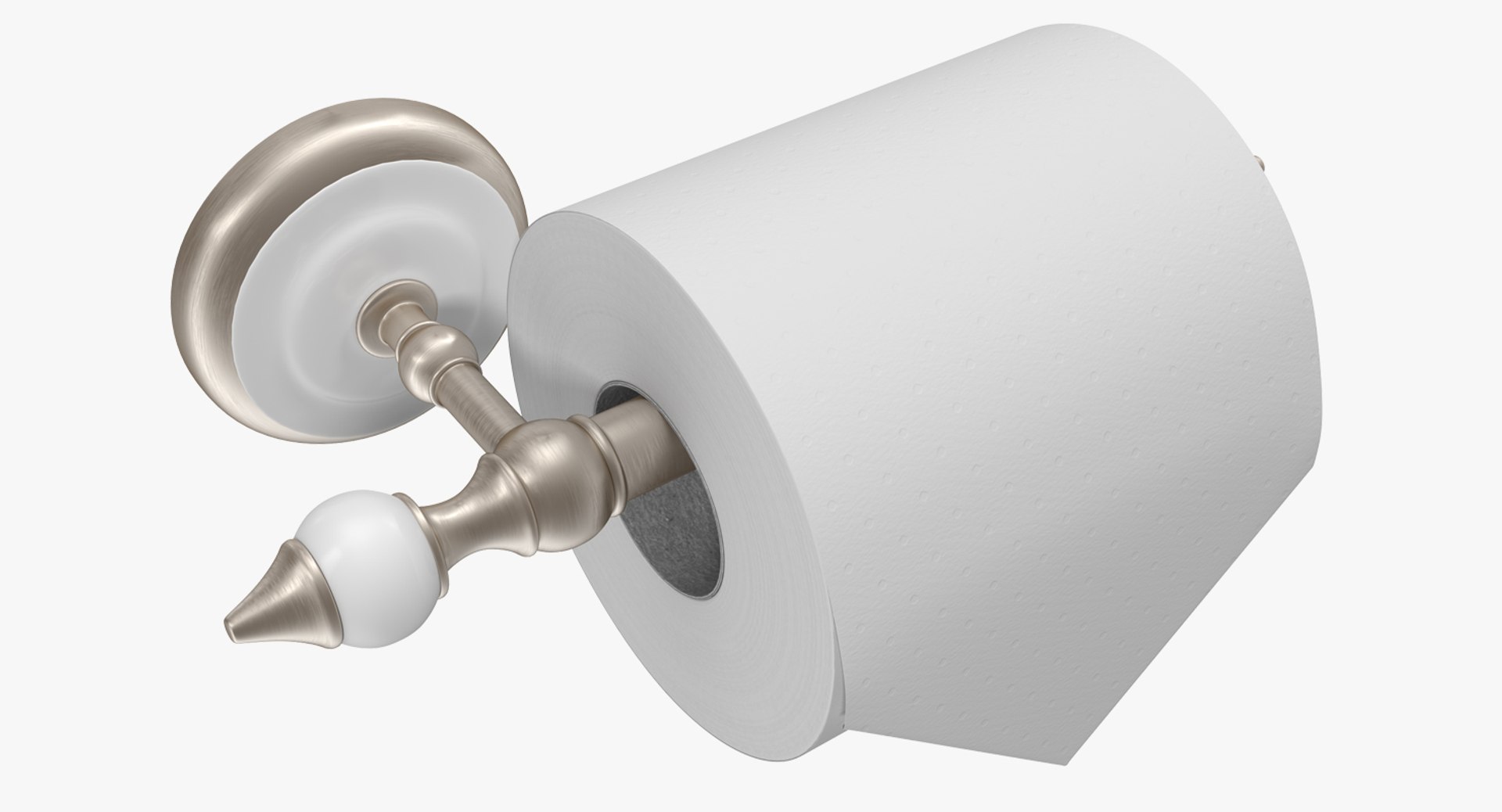 Toilet Paper Holders With Paper Collection 2 3D Model - TurboSquid 1958417