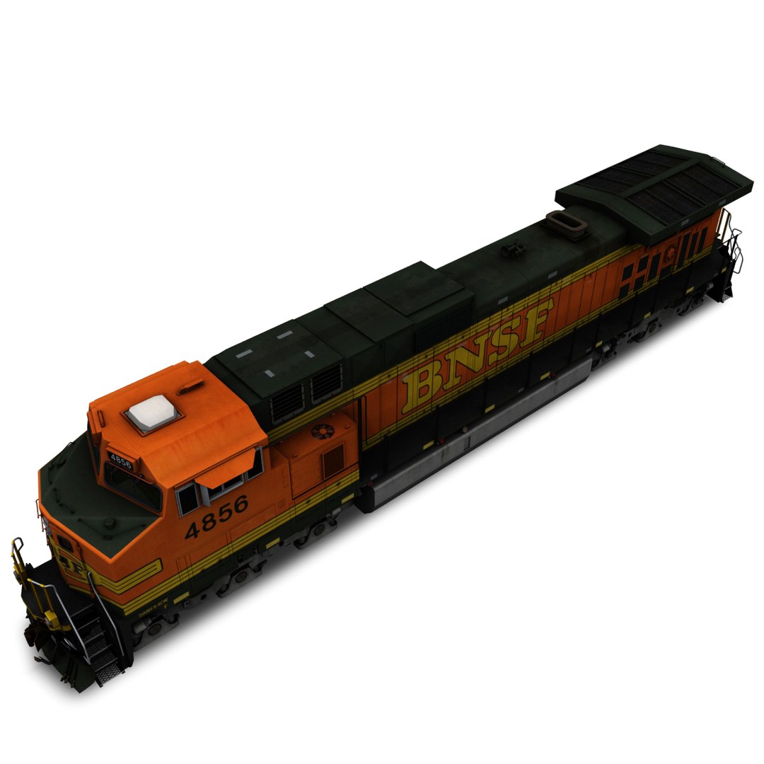 3D Locomotive Bnsf H2 Model - TurboSquid 1168352