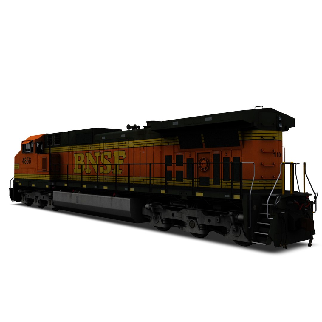 3D Locomotive Bnsf H2 Model - TurboSquid 1168352
