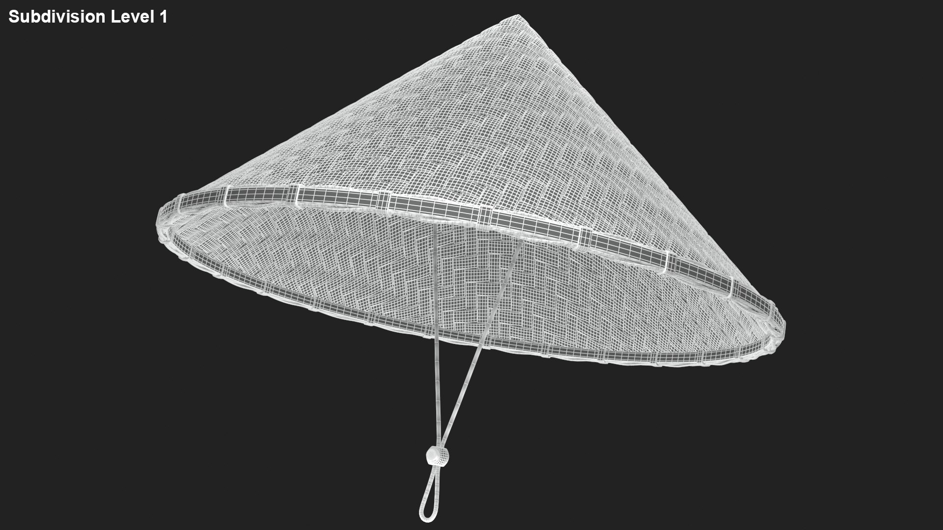 3D Bamboo Asian Hat - TurboSquid 1822871