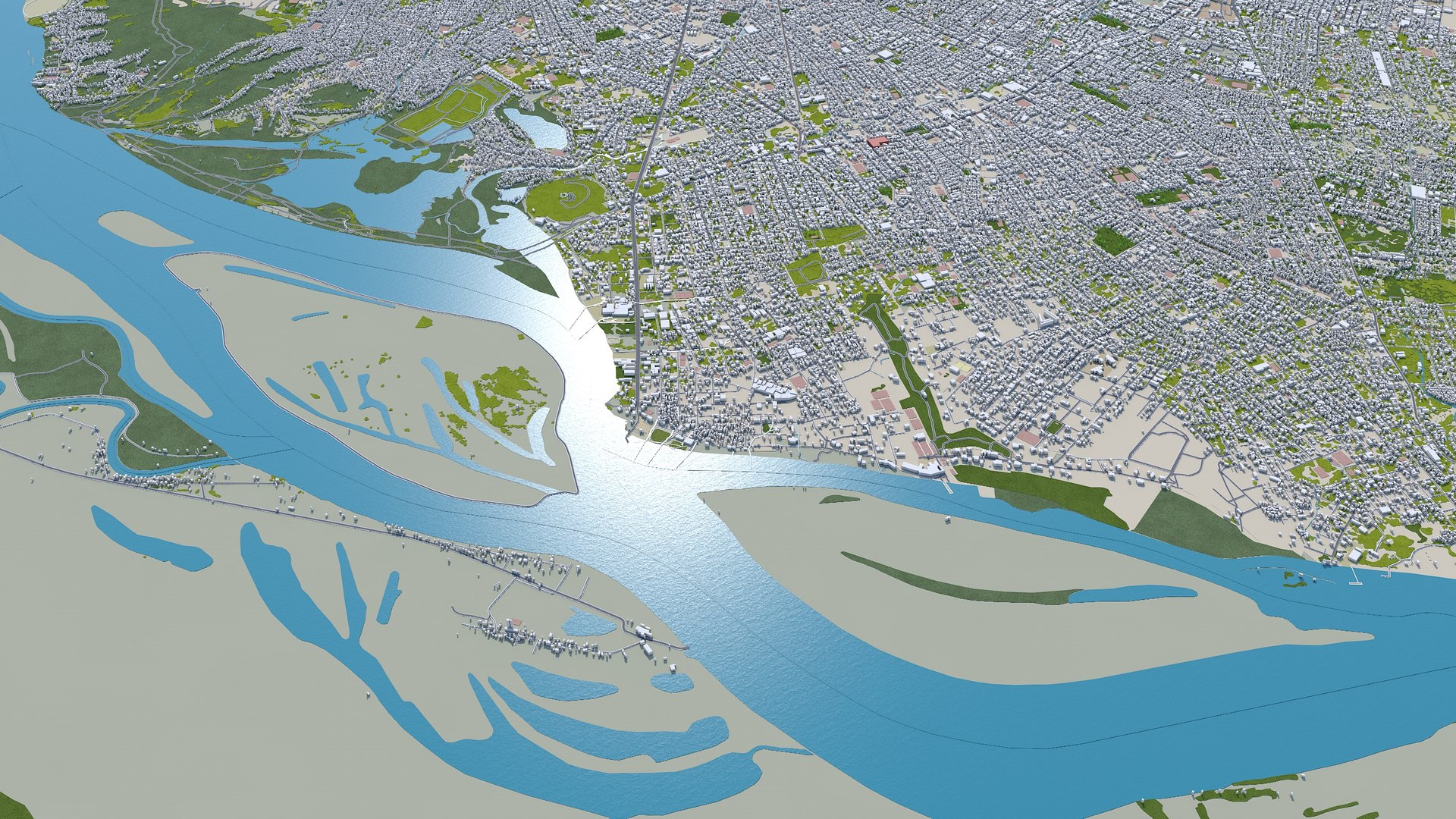 Asuncion Paraguay 3D Model - TurboSquid 2084614