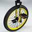 3ds Yellow Unicycle