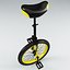 3ds Yellow Unicycle