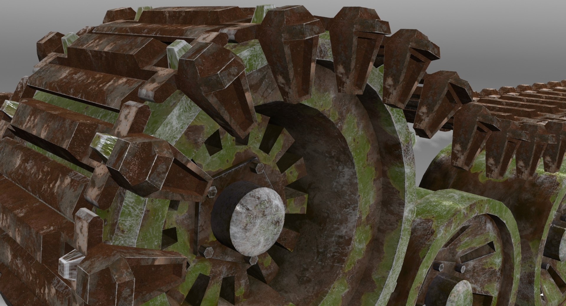 Tank Tracks Animation Wheel Model - TurboSquid 1213081