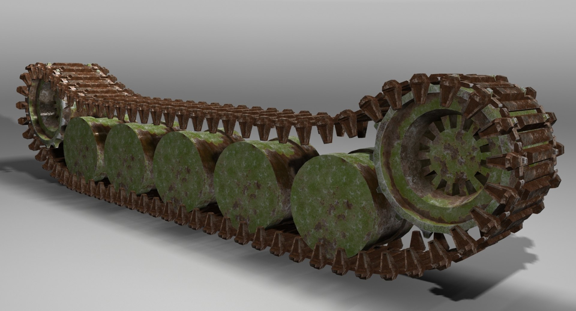 Tank Tracks Animation Wheel Model - TurboSquid 1213081