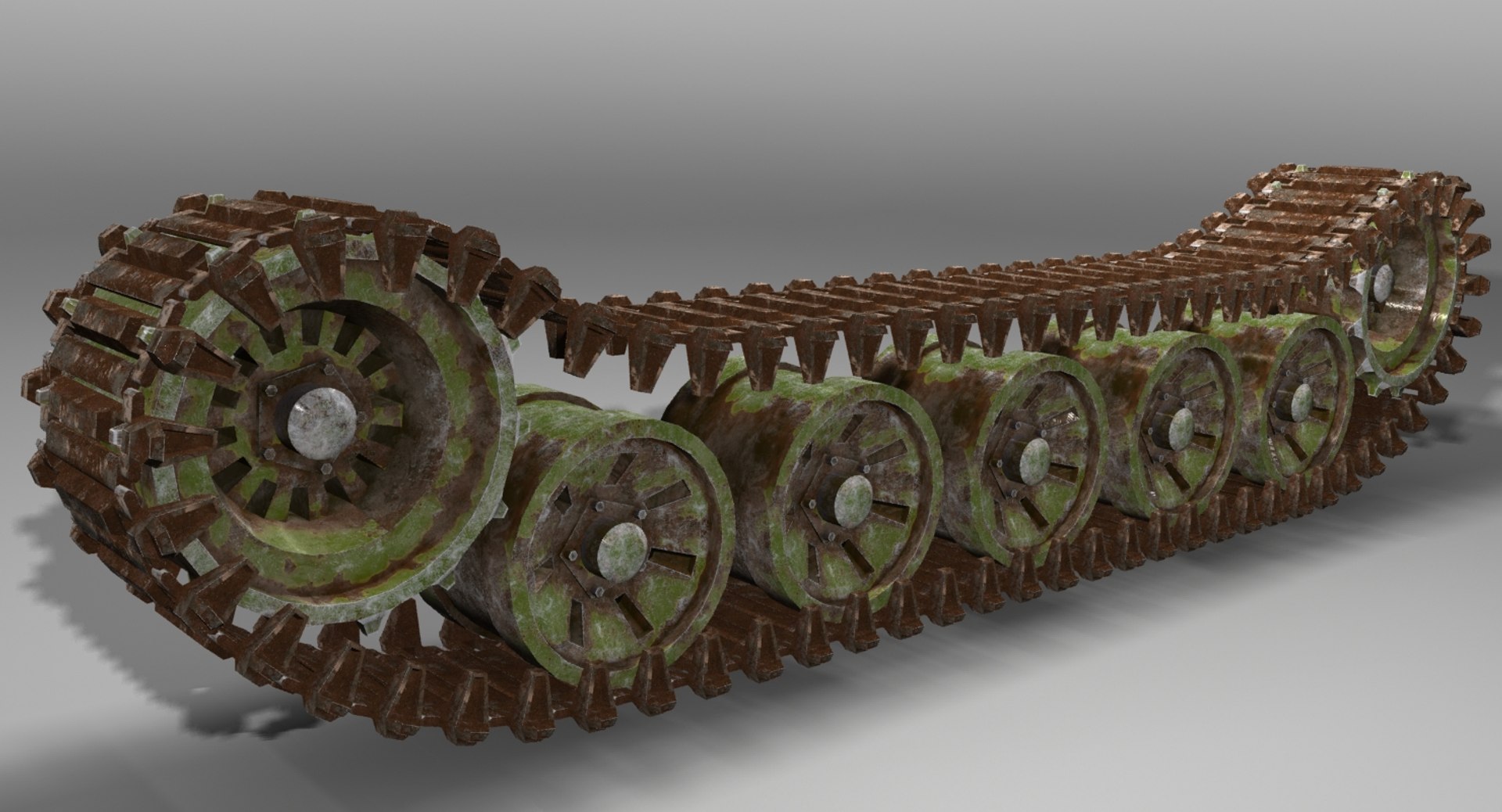 Tank Tracks Animation Wheel Model - TurboSquid 1213081