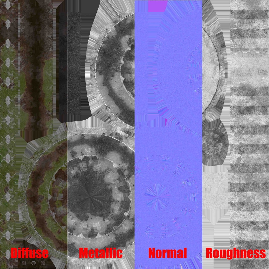 Tank Tracks Animation Wheel Model - TurboSquid 1213081