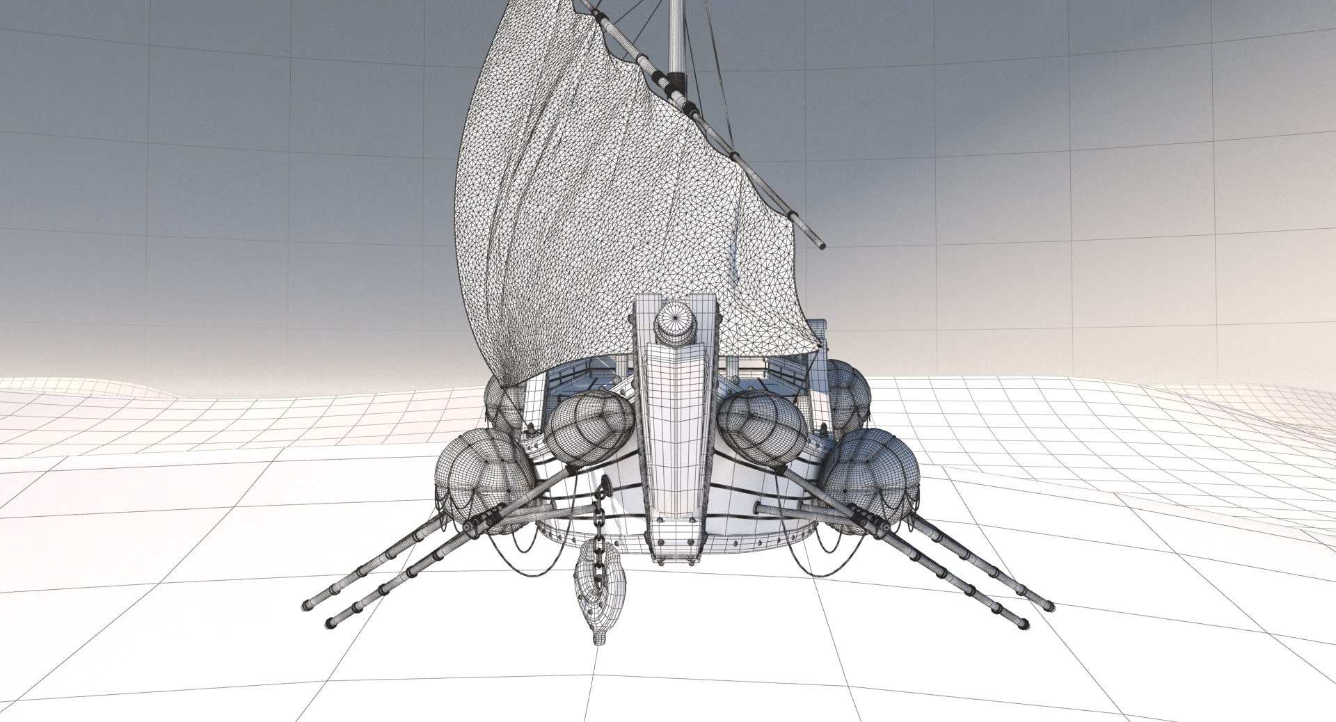 3D Flying Ship Model - TurboSquid 1386692