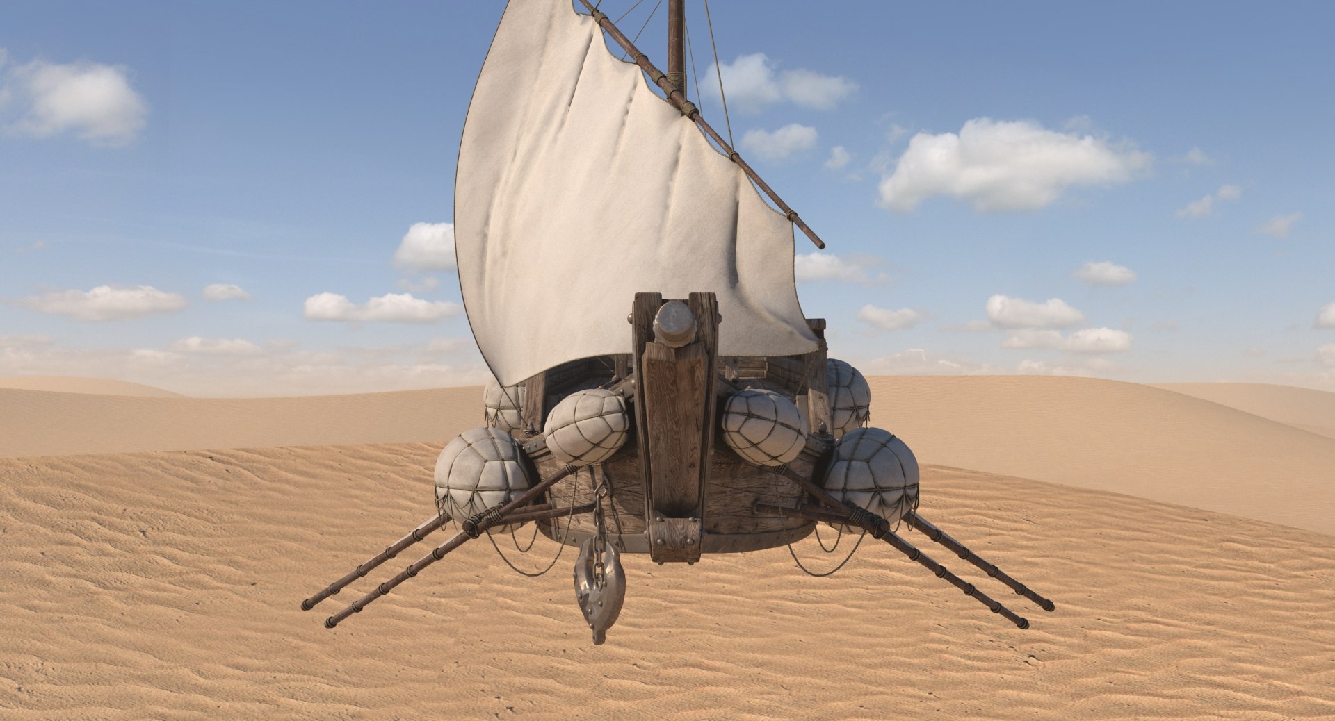 3D Flying Ship Model - TurboSquid 1386692