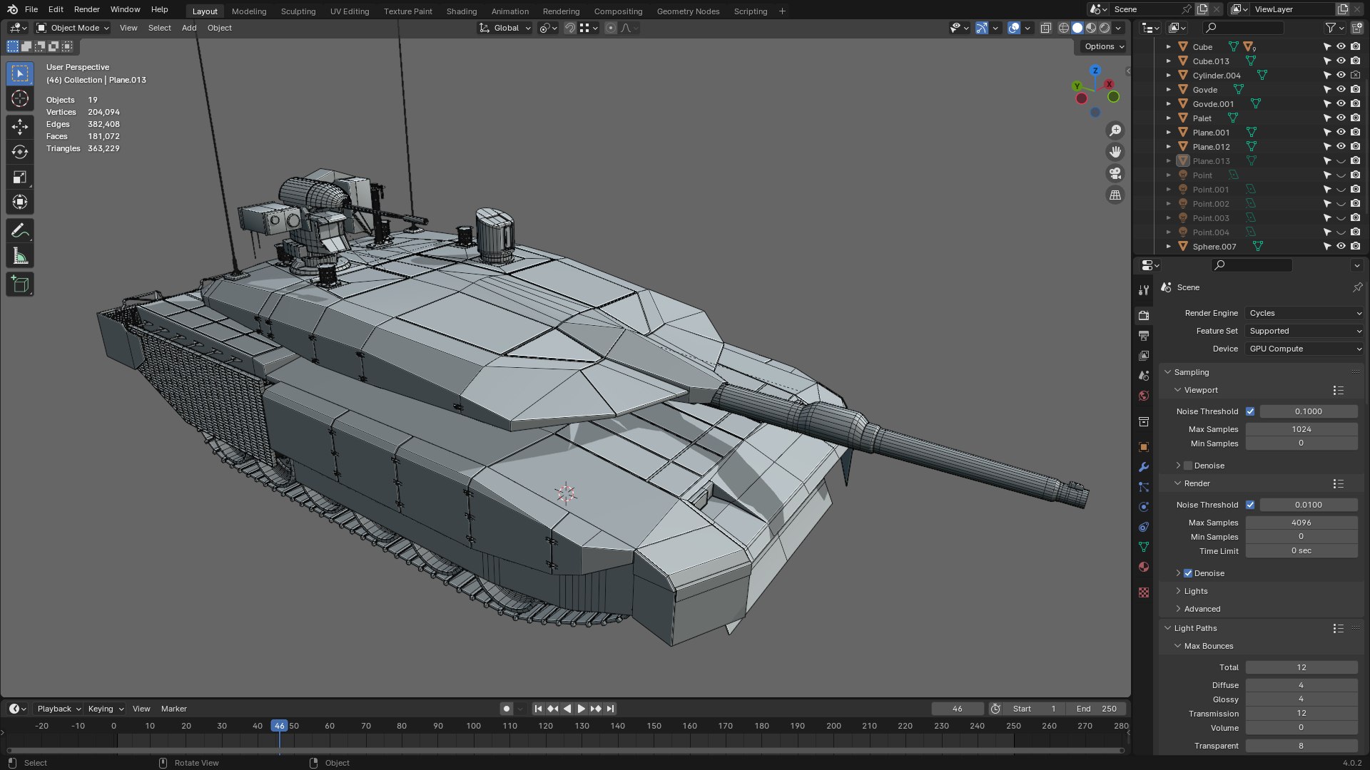 3D Concept Tank Design - TurboSquid 2181083