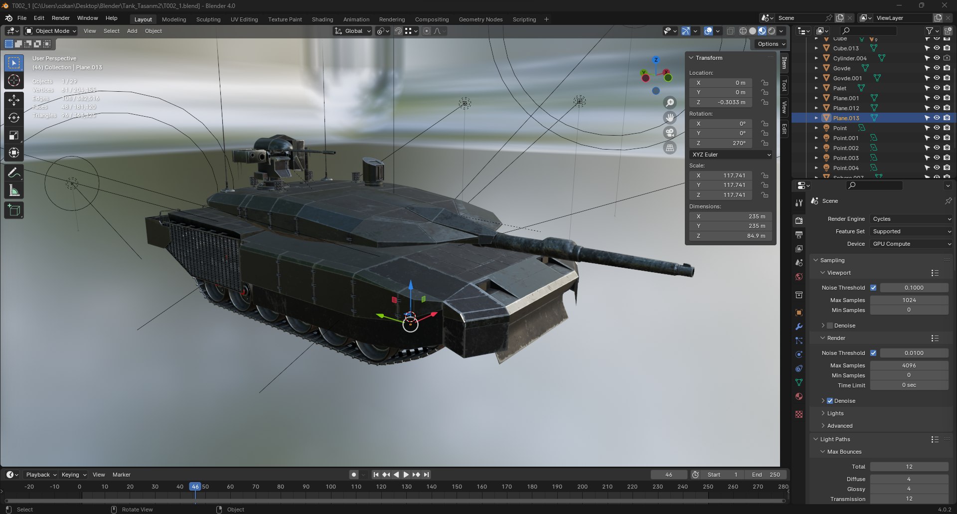 3D Concept Tank Design - TurboSquid 2181083