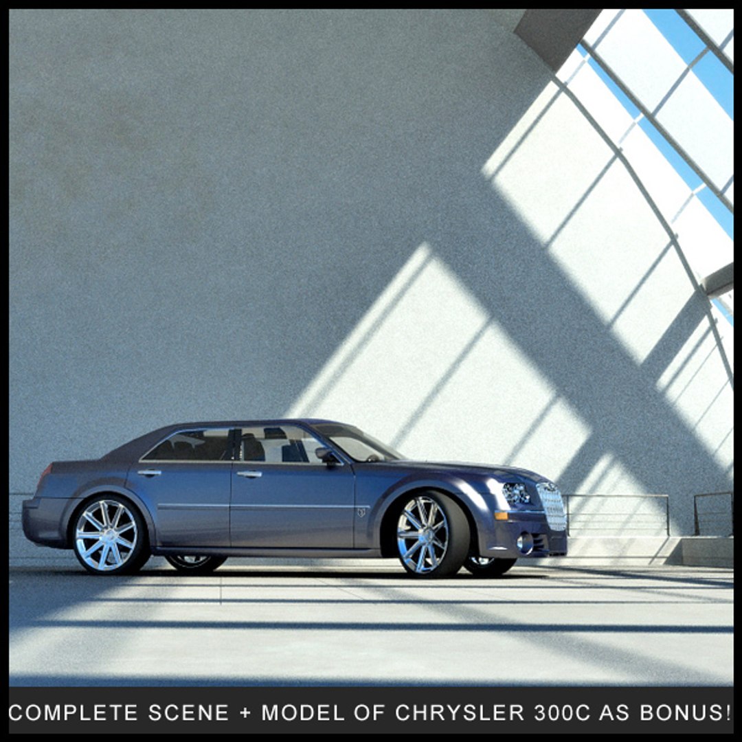 Scene Cars Studio Environment 3d Model