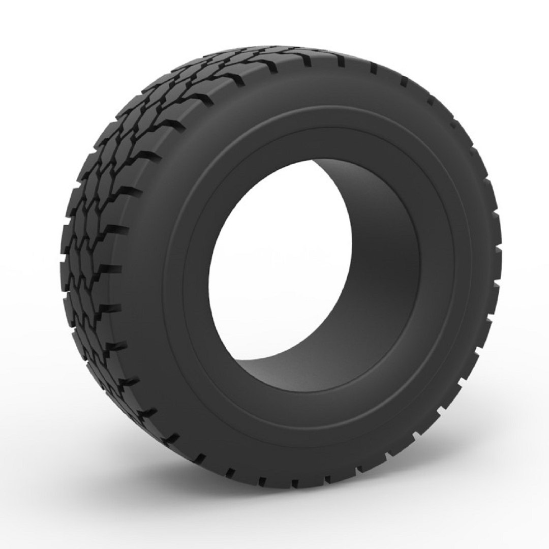 modelo 3d Diecast truck tire 3 Scale 1 to 25 - TurboSquid 2029388